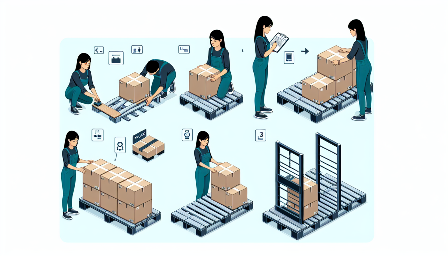 Quelle est la hauteur maximum de chargement d'une palette