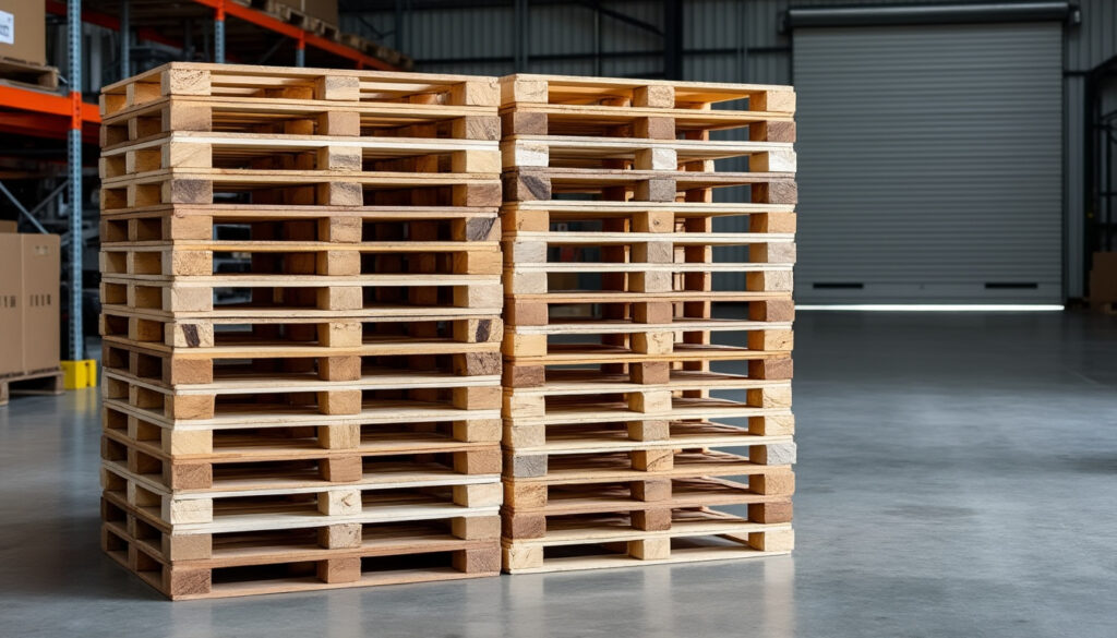 Palettes 100x120 : clé de la logistique efficace