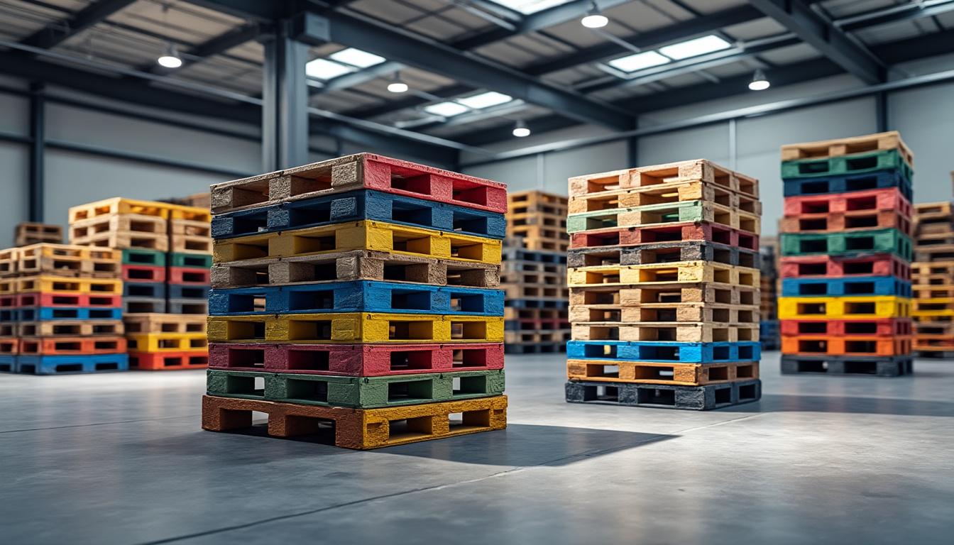 tout savoir sur le poids d'une palette europe 100x120