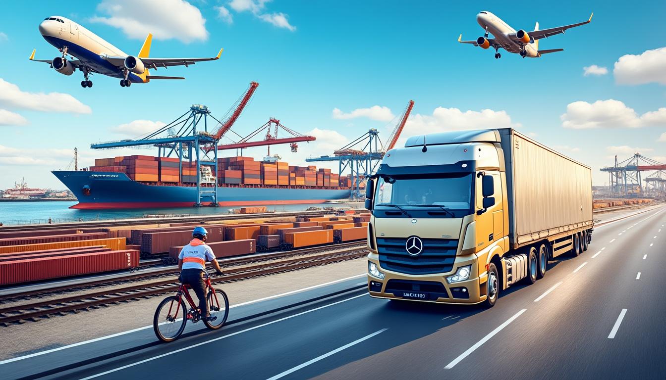 Des options variées pour le transport de marchandises