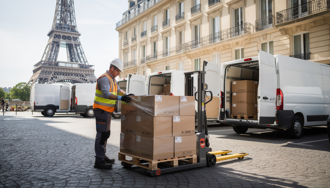 Transport palette Paris : comment sélectionner un transporteur performant